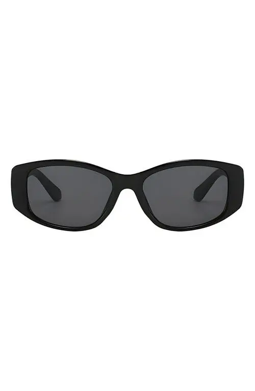 FIFTH & NINTH Geometric Sunglasses - Black / Black