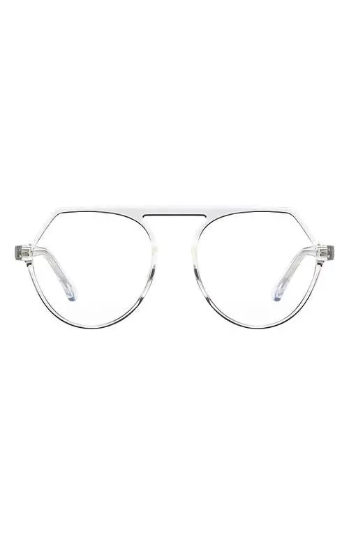 FIFTH & NINTH Carter Round Blue Light Blocking Eyeglasses - Clear / Clear