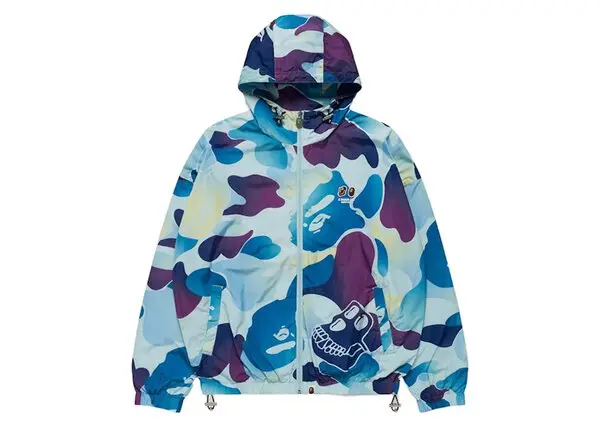 BAPE X Bored Ape Yacht Club Light Weight Jacket - Blue