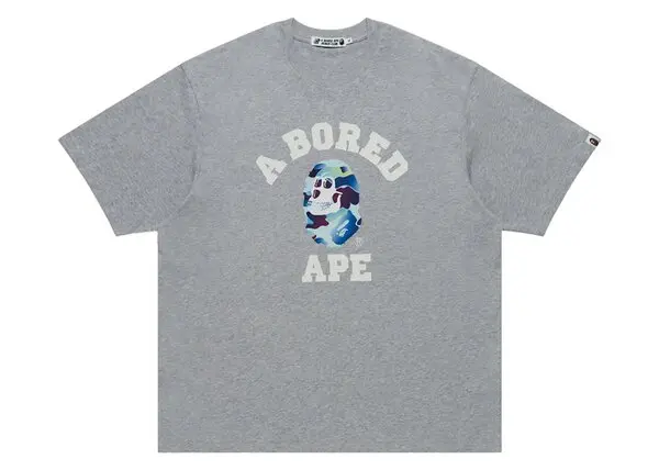 A BATHING APE X Bored Ape Yacht Club Concept Tee Shirt - Gray