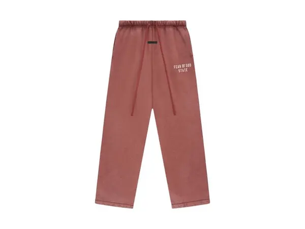 Fear Of God Essentials Heavy Fleece Relaxed Sweatpant - Crimson