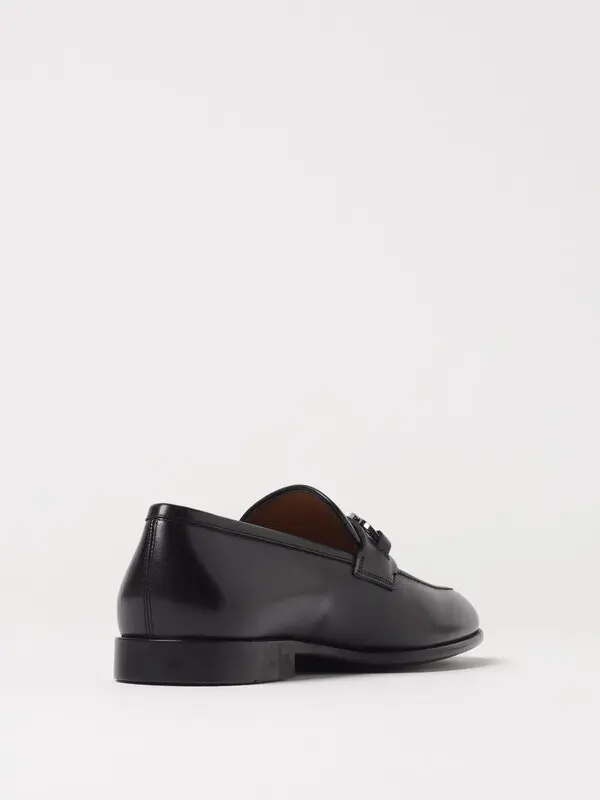 FERRAGAMO Loafers With Horsebit Detail - Black
