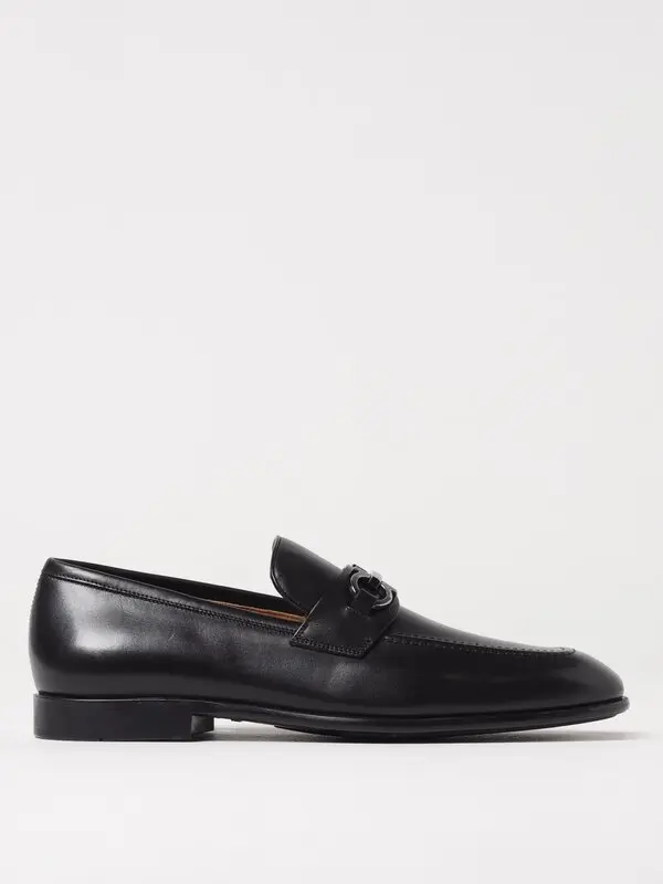 FERRAGAMO Loafers With Horsebit Detail - Black