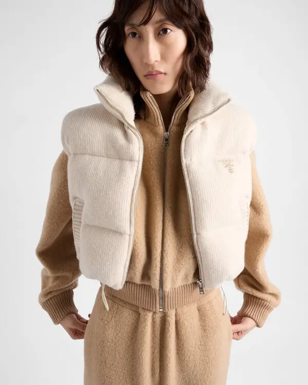 Prada - Prada Wool And Cashmere Vest