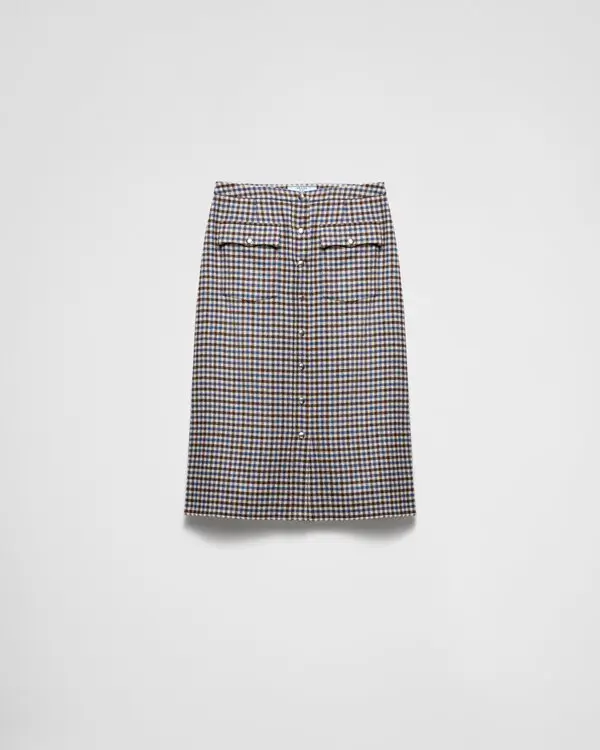 Prada Wool Midi-skirt