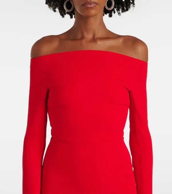 Solace London Amalie Off-shoulder Gown
