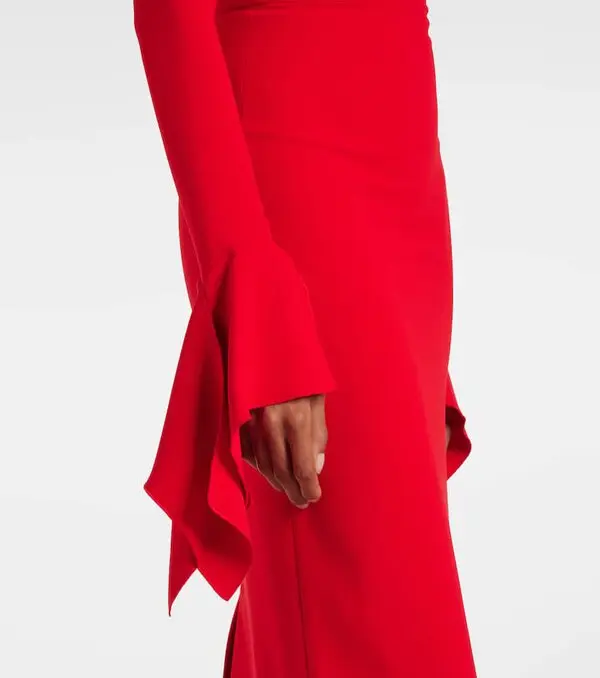 Solace London Amalie Off-shoulder Gown