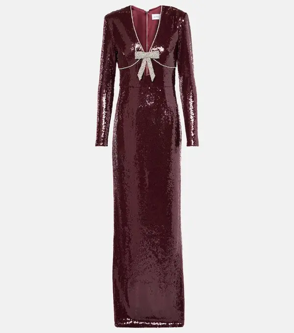 Rebecca Vallance X Nicky Hilton Zelda Sequined Gown