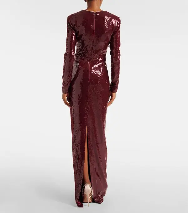 Rebecca Vallance X Nicky Hilton Zelda Sequined Gown