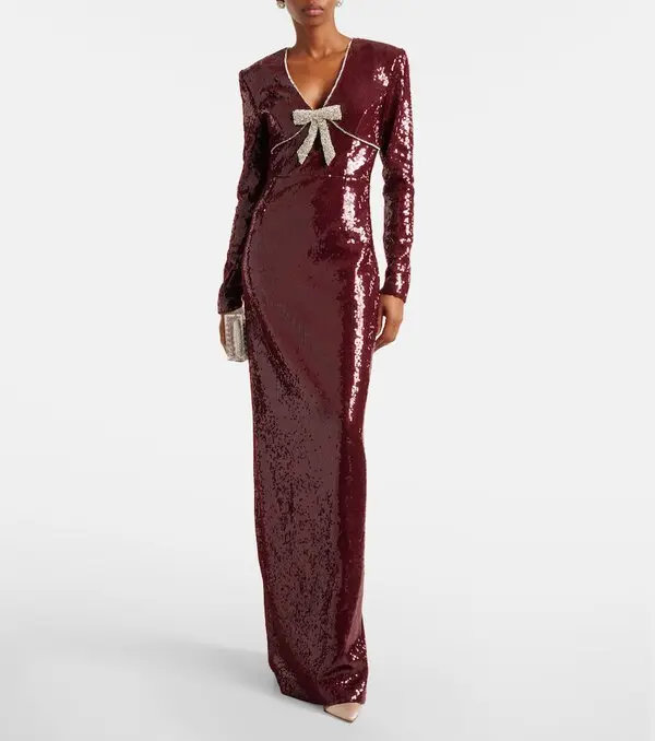 Rebecca Vallance X Nicky Hilton Zelda Sequined Gown