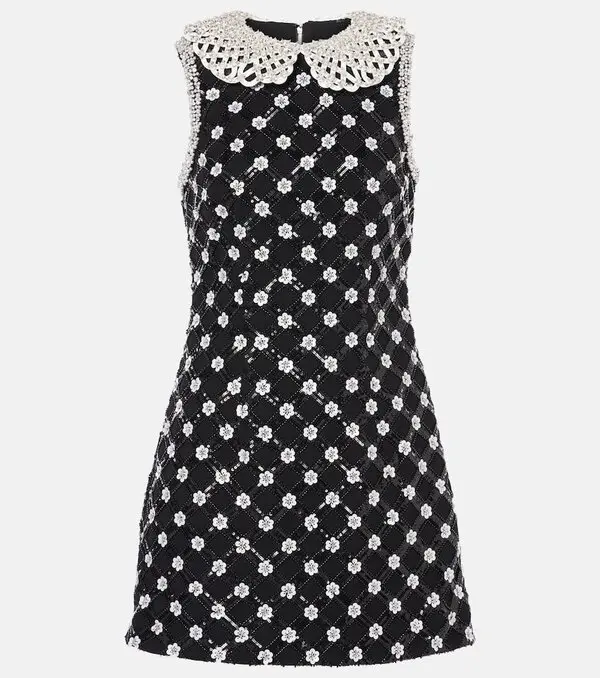 Rebecca Vallance Alivia Embellished Mini Dress
