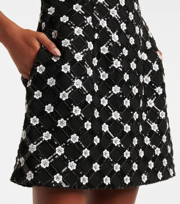 Rebecca Vallance Alivia Embellished Mini Dress