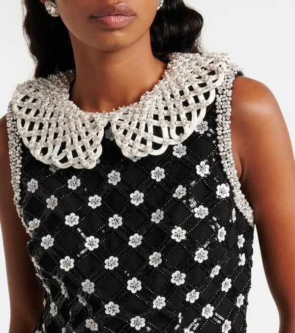 Rebecca Vallance Alivia Embellished Mini Dress