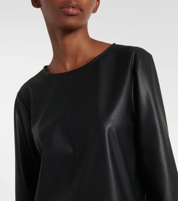 Max Mara Pepe Coated Jersey Minidress