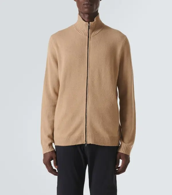 Bogner Dexter Wool And Cashmere Zip-up Sweater