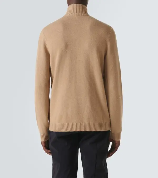 Bogner Dexter Wool And Cashmere Zip-up Sweater