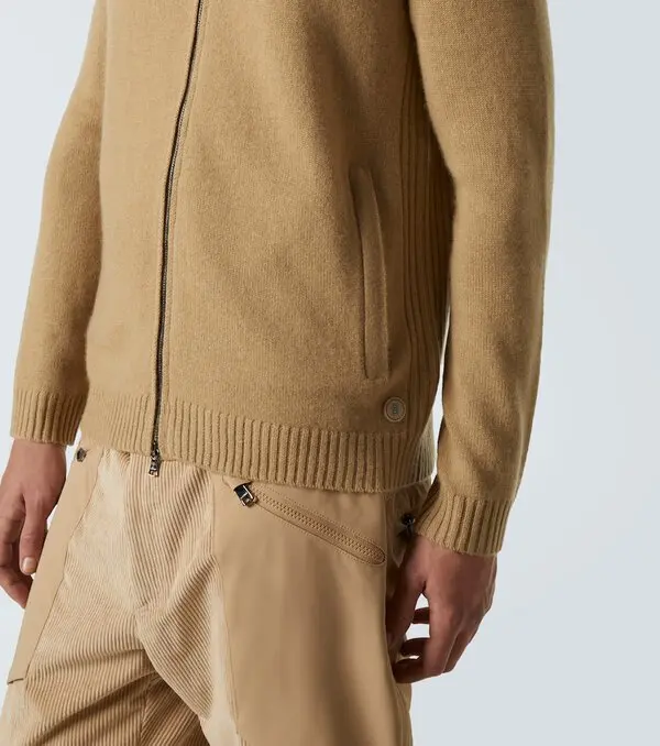 Bogner Dexter Wool And Cashmere Zip-up Sweater
