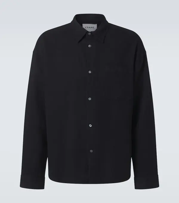 FRAME Waffle-knit Shirt