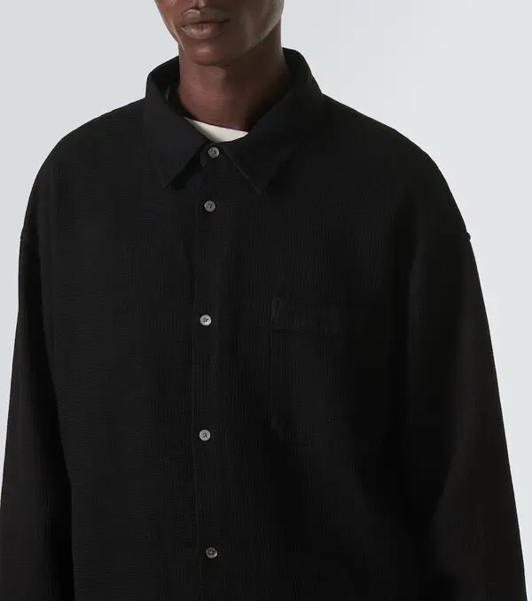 FRAME Waffle-knit Shirt
