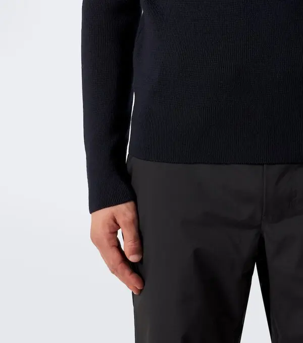 Fusalp Wengen Iv Wool Half-zip Sweater - Blue