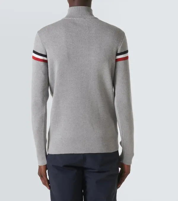 Fusalp Wengen Iv Wool Half-zip Sweater - Grey