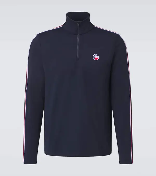 Fusalp Mario Iii B Half-zip Ski Top - Blue