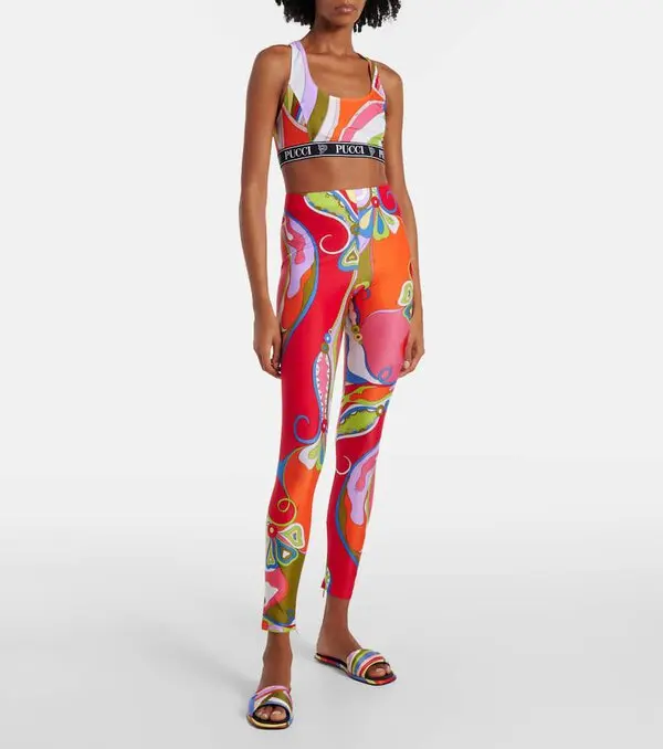 Emilio Pucci Iride Sports Bra - Multicoloured