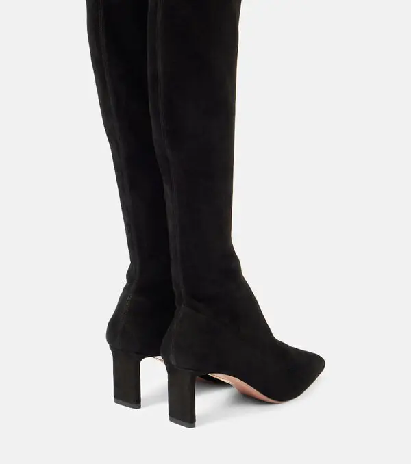 AQUAZZURA Zenn 65 Suede Knee-high Boots