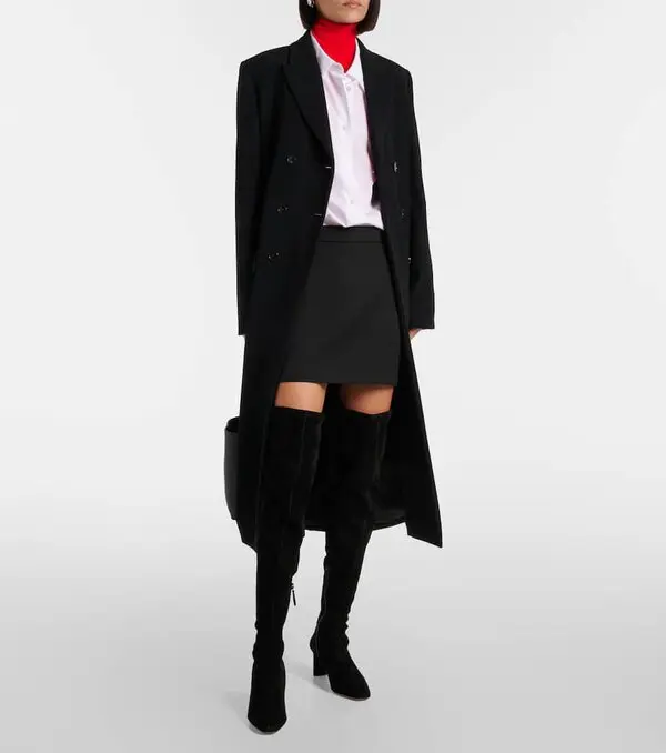 AQUAZZURA Zenn 65 Suede Knee-high Boots