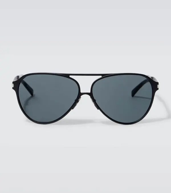 Saint Laurent Sl 734 Aviator Sunglasses - Black
