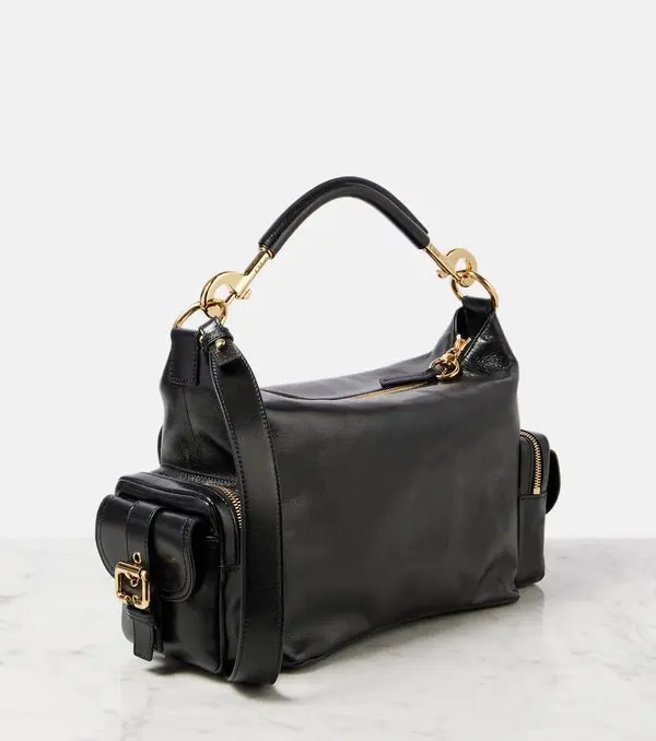 Chloé Medium Leather Camera Bag - Black