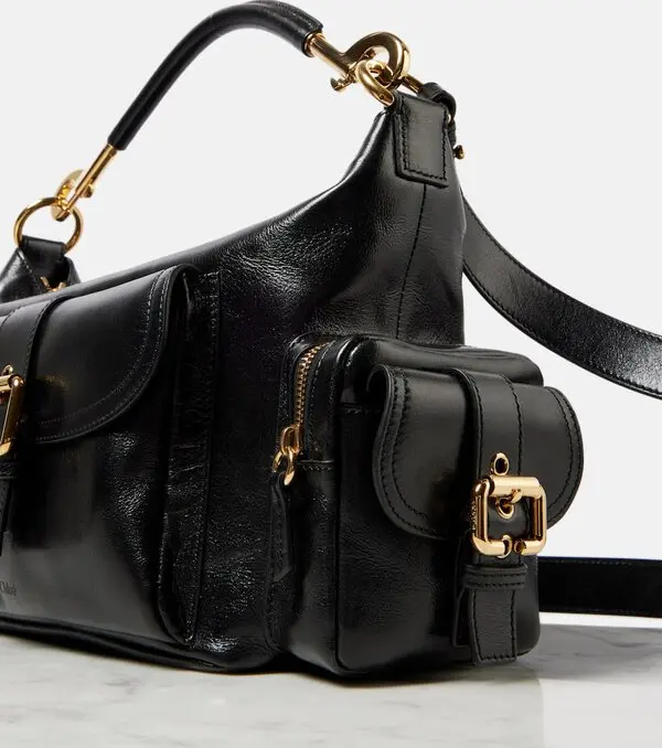 Chloé Medium Leather Camera Bag - Black