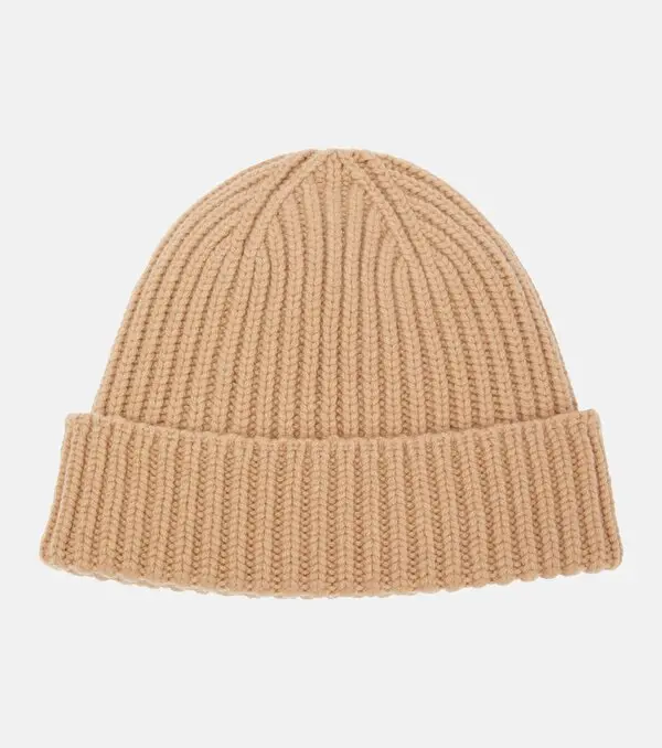 Gucci Double G Wool And Cashmere Beanie - Brown