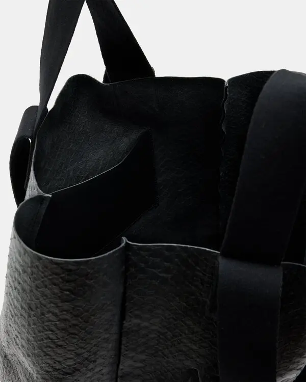 ALLSAINTS Izzy Logo Leather Tote Bag