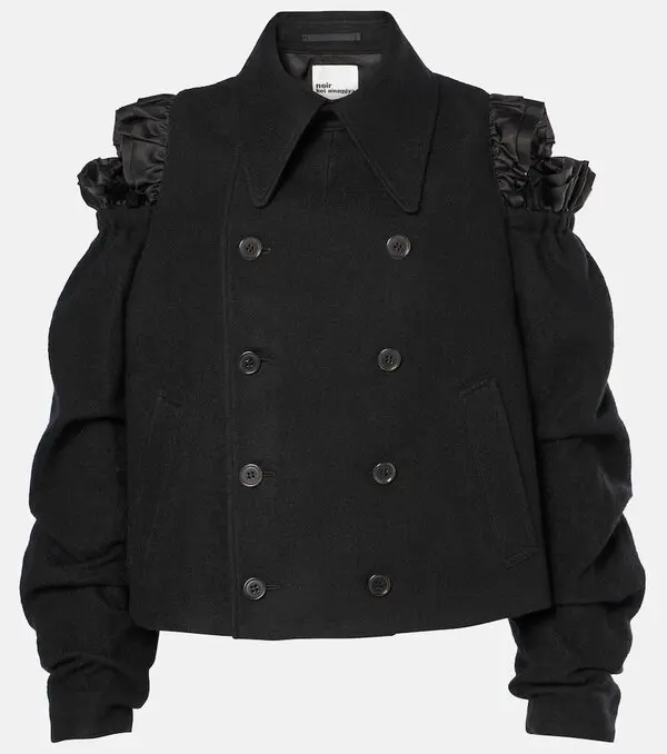 Noir Kei Ninomiya Cutout Wool Jacket