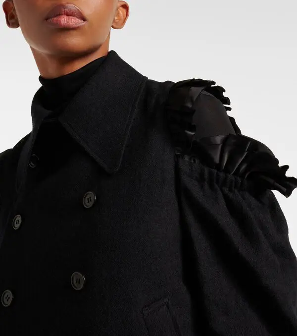 Noir Kei Ninomiya Cutout Wool Jacket
