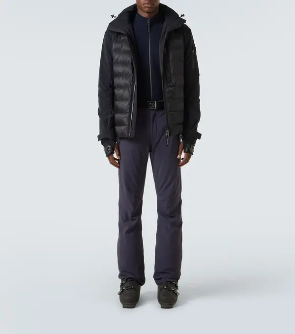 Bogner Dexter Wool And Cashmere Zip-up Sweater