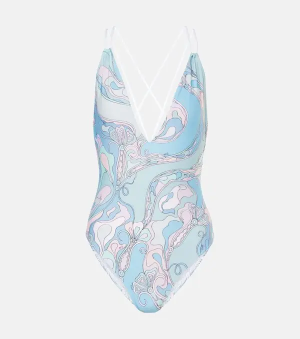 Emilio Pucci Printed One-piece Swimsuit