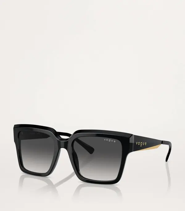 VOGUE Vo5553s Acetate Square Frame Sunglasses - Black