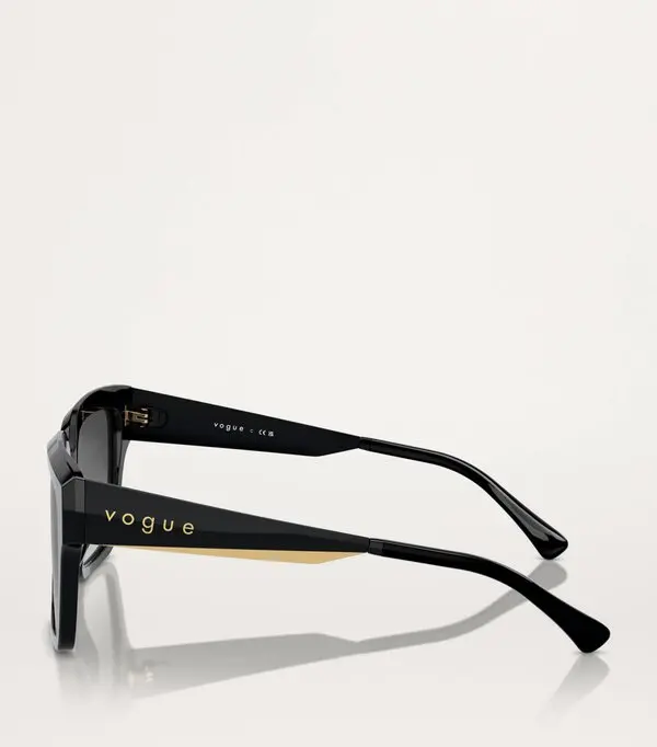 VOGUE Vo5553s Acetate Square Frame Sunglasses - Black