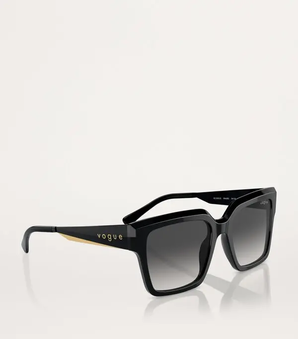 VOGUE Vo5553s Acetate Square Frame Sunglasses - Black