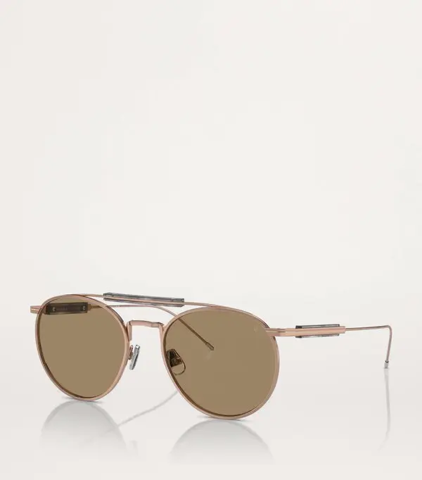 Brunello Cucinelli Bc2004st Sunglasses - Rose Gold