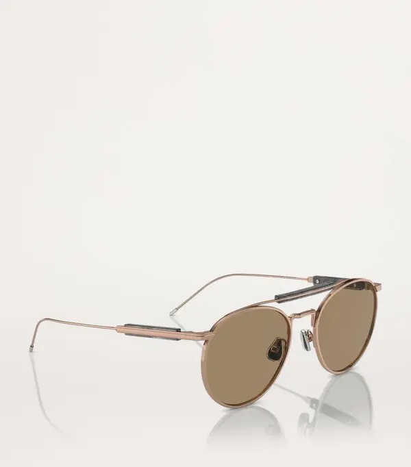 Brunello Cucinelli Bc2004st Sunglasses - Rose Gold