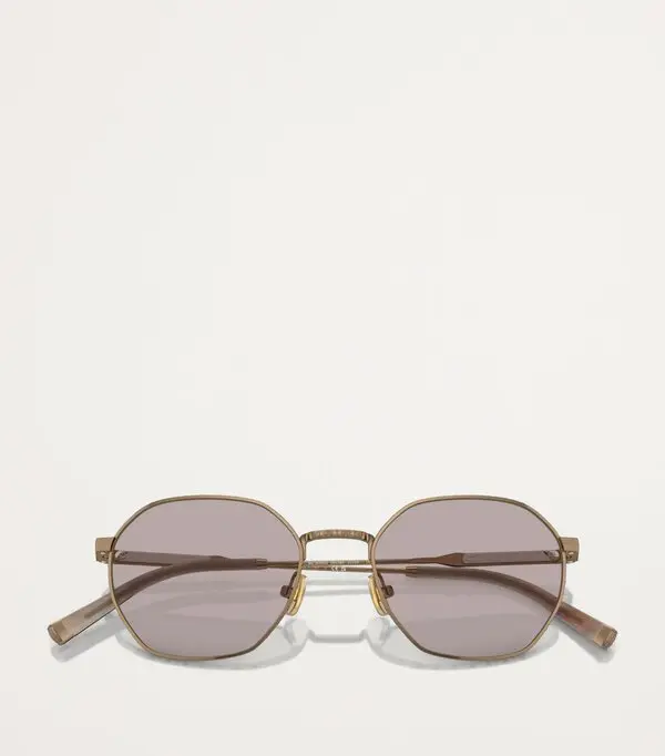 Brunello Cucinelli Bc2003st Sunglasses - Gold