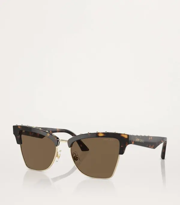 JIMMY CHOO Acetate Sunglasses - Brown