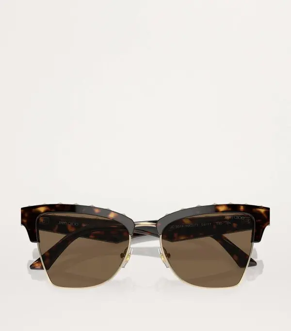 JIMMY CHOO Acetate Sunglasses - Brown