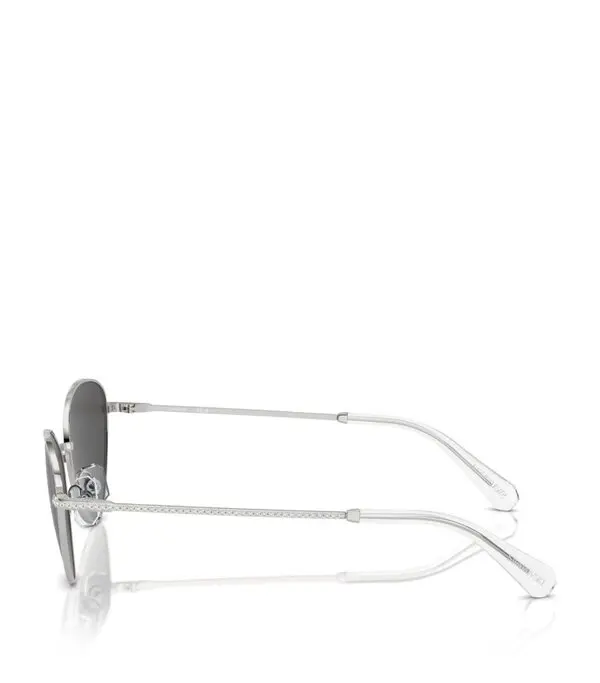 SWAROVSKI Metal Sk7014 Sunglasses - Silver
