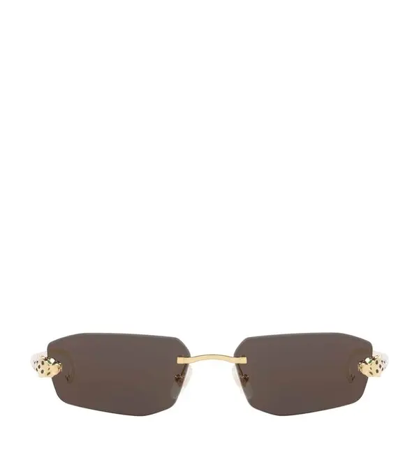 Cartier Panthère De Sunglasses - Gold