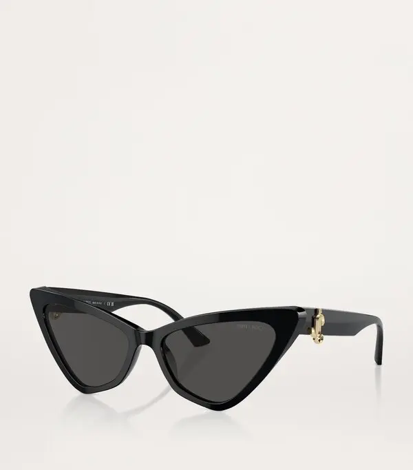 JIMMY CHOO Acetate Jc5008 Sunglasses - Black