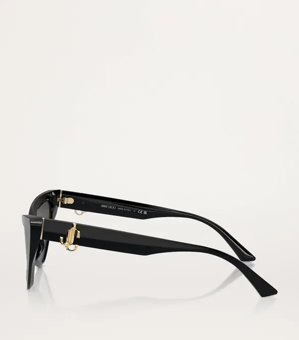 JIMMY CHOO Acetate Jc5008 Sunglasses - Black